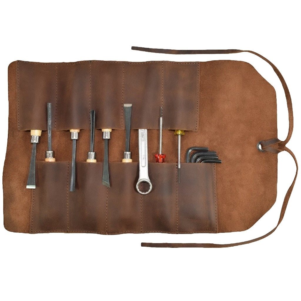 Vintage Leather Tool Roll – Biker Dope™