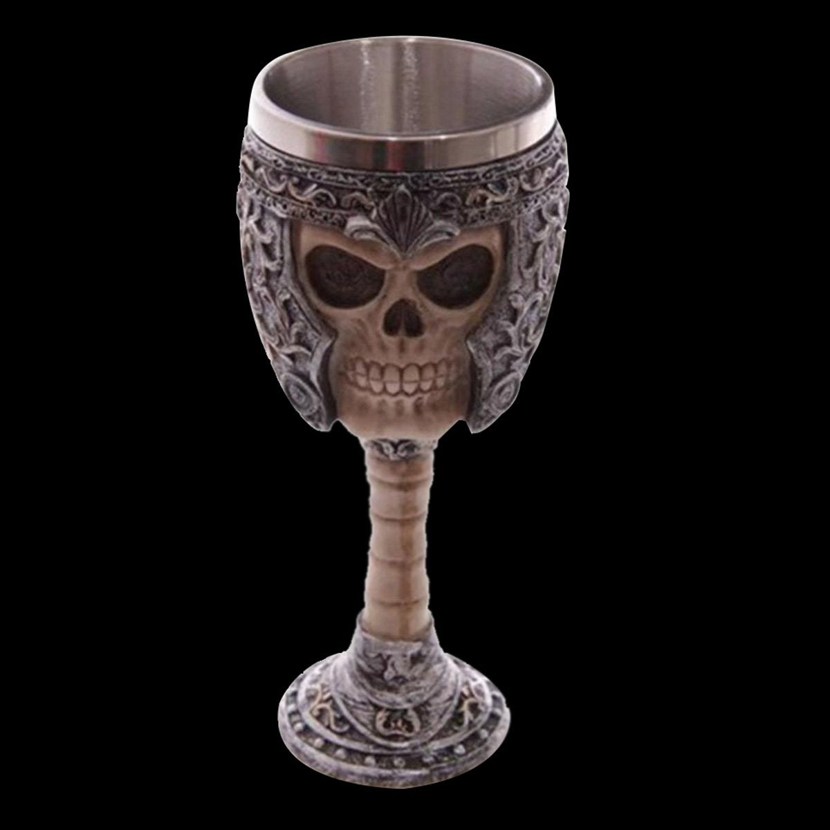 Knight's Skull Glass – Biker Dope™